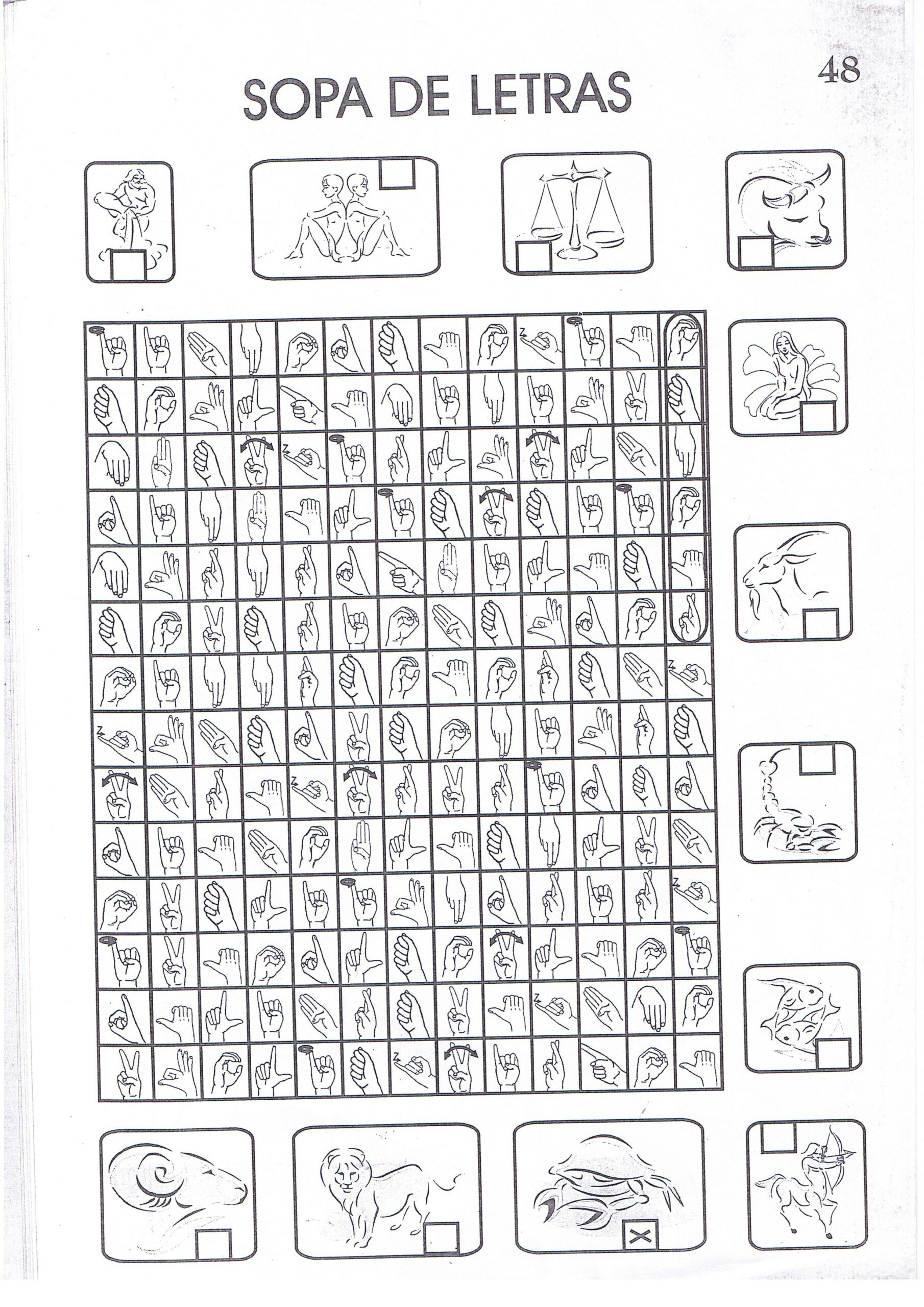 Sopa de letras en Lengua de Signos (Signos del Zodiaco) - Aprende ...