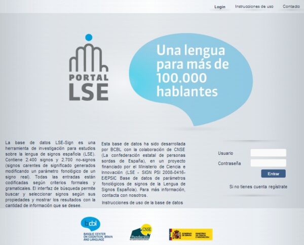 Base de datos LSE-Sign - Aprende Lengua de Signos Española ⭐️⭐️⭐️⭐️⭐️